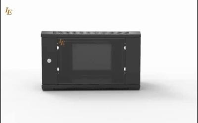 China Wall Mount Server Rack Cabinet Static Loading 60kg With Assistant Profile for sale