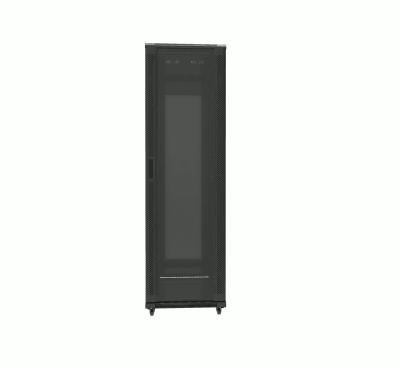 China 24U Server Rack Enclosure Cabinet , IP20 Server Tower Cabinet With Spring Lock for sale