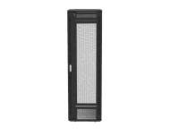 China 19'' Server Rack Cabinet Aluminum Profiled Frame Height 18U - 47U Tempered Glass for sale