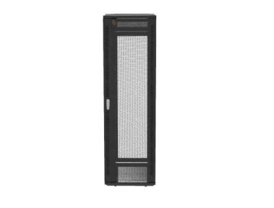 China 19'' Server Rack Cabinet Aluminum Profiled Frame Height 18U - 47U Tempered Glass for sale
