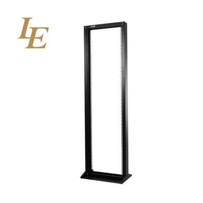 China Open Server Rack Cabinet 19 Inch 18U to 47U Adjustable Depth Cold Rolled Steel Network Rack with Powder Coated Finish for sale