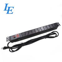 China Italian Style Rack Mount PDU 16A Power Strip with 12 Outlets and 2M Cable Length for Data Center Equipment for sale