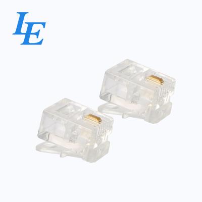 China LE-G006 Network Modular Plug RJ45 Connector 30V Rated with End Holes for CAT6 Stranded Cable for sale