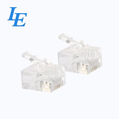China LE-G007 Cat6 RJ45 Through Connector - 16A Rated Current, 125V Voltage Rating, 750 Mating Cycles for sale