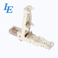 China Cat6 Pass Through RJ45 Connector with 1.5AMP Current Rating and 12.5VAC Voltage for Easy Field Termination for sale