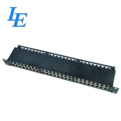 China 2U FTP 48-Port Patch Panel with Cable Management and Dual IDC Termination -40°C to 60°C Operation for sale