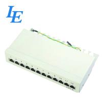 China P5312-C6 Cat6 Network Patch Panel 12 Port 1U Rack Mount with 1000+ Matching Cycles and Cable Management for sale