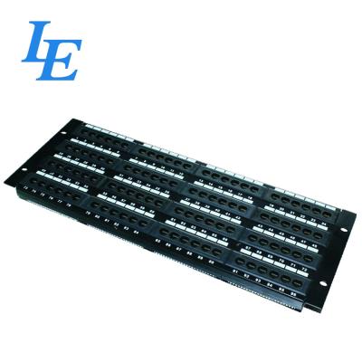 China 4U 96 Port UTP Patch Panel with Dual IDC Connectors for 22-26 AWG Wiring - Phosphor Bronze Contacts for sale