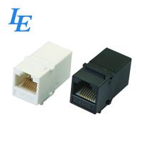 China CAT5E CAT6 Keystone Jack with 750+ Insertion Cycles and 3-50μ Gold Plating for Network Connectivity for sale