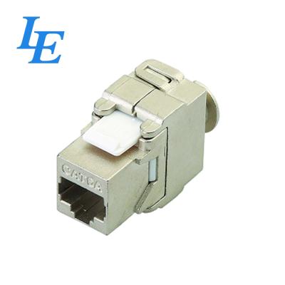 China Phosphor Bronze Toolless Keystone Jack CAT6 FTP UL94-V0 with 750+ Contact Life and -40°C to 70°C Storage Range for sale