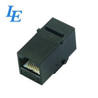 China Silver RJ45 180-Degree Keystone Jack with FCC Connector for Cat 5e Cable Systems - Gold Plating 3U-50U, 750+ Cycle Life for sale