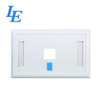 China F041 86×86mm RJ45 Network Cable Faceplate - Flush-Mount Wall Socket with 2 or 4 Port Options, TIA/EIA-568 Compliant for sale