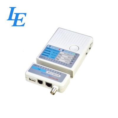 China RJ45 Network Cable Tester with Auto-Scan Mode for UTP/STP Ethernet, RJ11/RJ12, USB, and BNC Coaxial Cables for sale