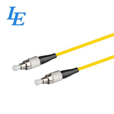 China Single Mode Optical Patch Cord CAT5E PVC Jacket 0.9mm-3.0mm Diameter for FTTH FTTB FTTX Networks for sale
