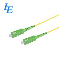China LE Fiber Optic Patch Cord with 0.9mm-3.0mm Diameter Options and ≤0.2dB Insertion Loss for Telecommunications for sale