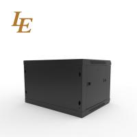 China Server Rack Cabinet 19 Inch Wall Mount Network Cabinet 4U 18U with Tempered Glass Door and Static Loading Capacity of 100kg for sale