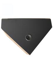 China Wall Mount Server Rack Custom 19 Inch 18U Single Section SPCC Cold Rolled Steel L Shaped 600mm Tempered Glass Door Fan Stock for sale