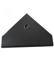 China Wall Mount Server Rack Custom 19 Inch 18U Single Section SPCC Cold Rolled Steel L Shaped 600mm Tempered Glass Door Fan Stock for sale