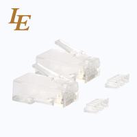 China FTP 8P8C Copper Ethernet RJ45 Connector Cat5e Cat6 Cat6A 3U Modular Plug for sale
