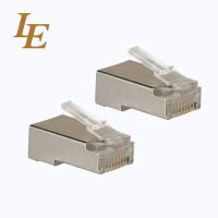 China FTP 8P8C Copper Ethernet RJ45 Connector Cat5e Cat6 Cat6A 3U Modular Plug for sale