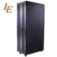 China 42u Rack Mount Network Server Cabinet 600mm, Server Rack with Arc Shaped Meshed Door,In stock network cabinets for sale