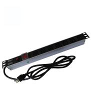 China American Power Distribution Unit Industrial Use USA Socket 1U Height Aluminium Alloy for sale