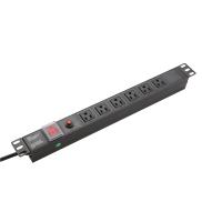 China American Power Distribution Unit Industrial Use USA Socket 1U Height Aluminium Alloy for sale