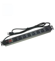 China American Power Distribution Unit Industrial Use USA Socket 1U Height Aluminium Alloy for sale
