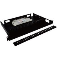 China 8 Port Fiber Optic Patch Panel Rack Mount with 37.5mm Bend Radius - SC/ST/FC/LC/MTRJ Compatible for sale