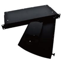 China 1U 12-Port Fiber Optic Patch Panel with 48 Fiber Capacity for Rack Mount Network Management for sale