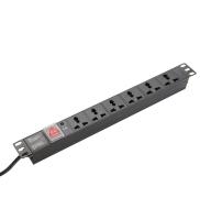 China 19 inch 8 ports german standard double break switch power distribution unit pdu rack power distribution unit for sale