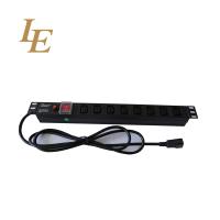 China 19 inch 8 ports german standard double break switch power distribution unit pdu rack power distribution unit for sale