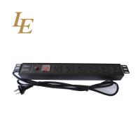 China 19 inch 8 ports german standard double break switch power distribution unit pdu rack power distribution unit for sale