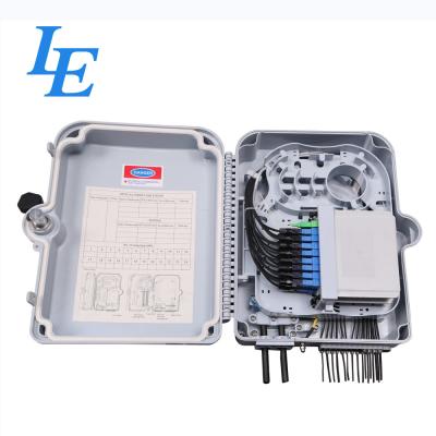 China 16 Way Solar Waterproof IP65 Fiber Distribution Box 237x317x101mm 16 Core Outdoor Enclosure for sale