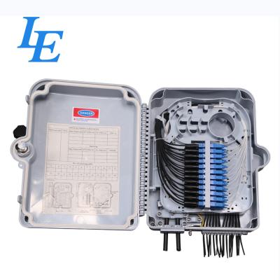 China IP65 Waterproof Fiber Optic Distribution Box 24 Way 237x317x101mm Outdoor ABS Plastic for sale