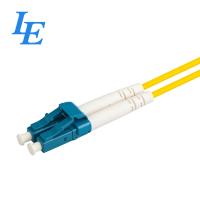 China APC LC/LC Duplex LSZH Fiber Patch Cord - 0.9mm to 3.0mm Diameter with ≤0.2dB Insertion Loss for sale