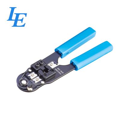 China RJ45 8P8C Compression Crimping Tool 200mm with Cable Stripping for Modular Plugs for sale
