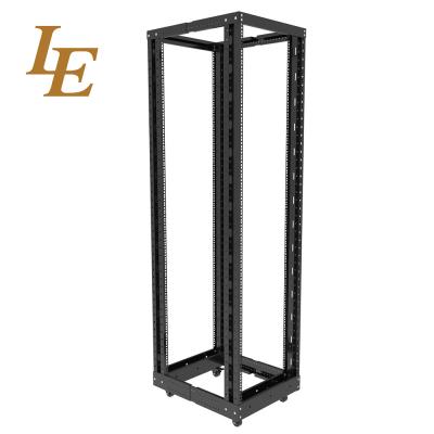 China 42U Floor Standing Open Frame Server Rack 600x800mm with 800kg Capacity for Data Center Telecommunications for sale
