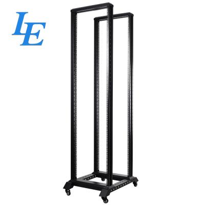 China 600mm 400kg 45U 4 Post Open Frame Server Rack for sale