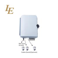 China OEM 8 Cores Ripcord ABS Fiber Optic Distribution Box 237×317×101mm 3 in 16 out Configuration for sale