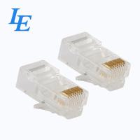 China LE Brand Cat5E RJ45 8P8C Connector Plug with 750+ Insertion Cycles and -40°C to 70°C Temperature Range for sale