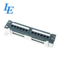 China 19 Inch Rj11 24 Port Patch Panel 1U Keystone Jack Network Rack Amp for sale