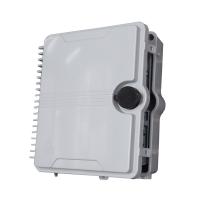 China 12-Core IP55 Wall Mount Fiber Termination Box with 2 Inlet & 12 Outlet Ports for FTTH Networks for sale