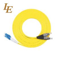 China UL OM3 Duplex Fiber Optic Patch Cord 2 Core Cable with 10-15 Year Lifespan and LC/SC/ST/FC Connectors for sale