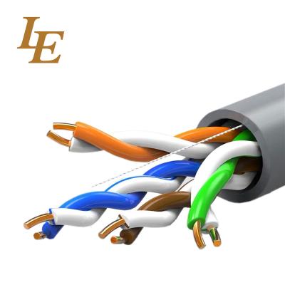 China 4-Pairs UTP LAN Cable Cat 5e Cat 6 Cat 6A Network Cable with Ripcord 4.8mm to 6.1mm Diameter for sale