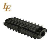 China Horizontal Fiber Optic Splice Closure 12-144 Core ABS+PC Material with 1000N Tensile Strength for ADSS/OPGW Cables for sale