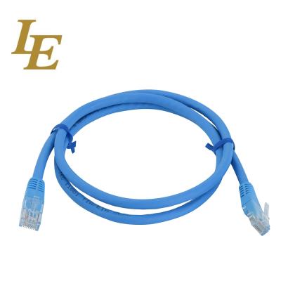 China UTP Cat5e Cat6 Cat6A Ethernet Patch Cord with 24AWG 26AWG Bare Copper and 100W PoE Support for sale