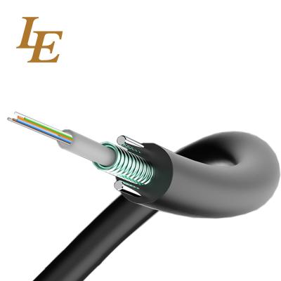 China FTTH LSZH 4-Core Fiber Optic Drop Cable 1000M GYXTW Armored for Indoor Outdoor Use for sale