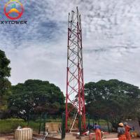 China Custom Design 3 Legged Tubular Steel Lattice Antenna Wifi Telecommunication Towers for sale