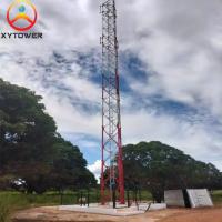 China Custom Design 3 Legged Tubular Steel Lattice Antenna Wifi Telecommunication Towers for sale